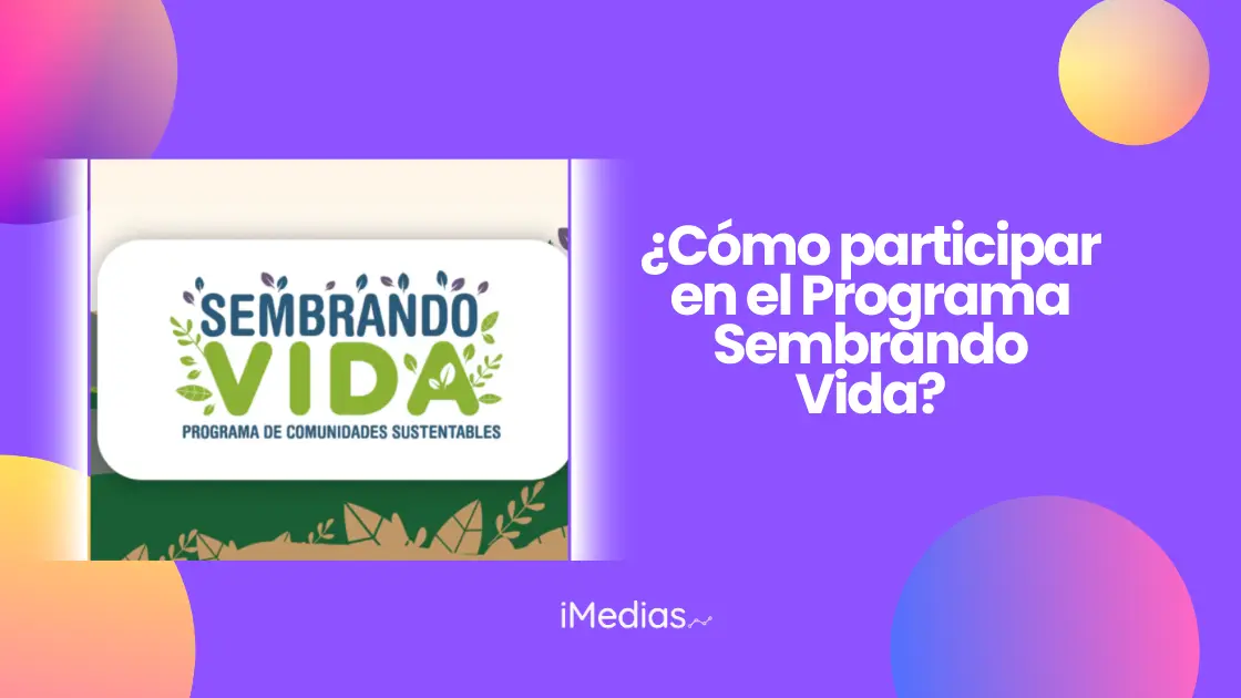 ¿Cómo participar en el Programa Sembrando Vida? - iMedias